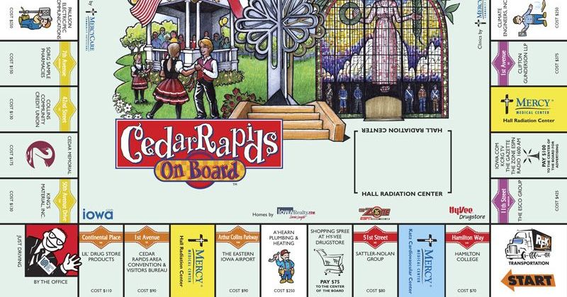 Cedar Rapids On Board | Board Game | BoardGameGeek