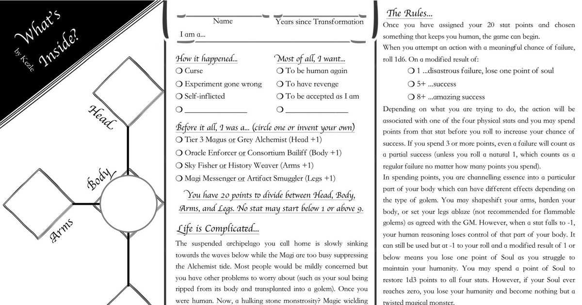 What's Inside? | RPG Item | RPGGeek