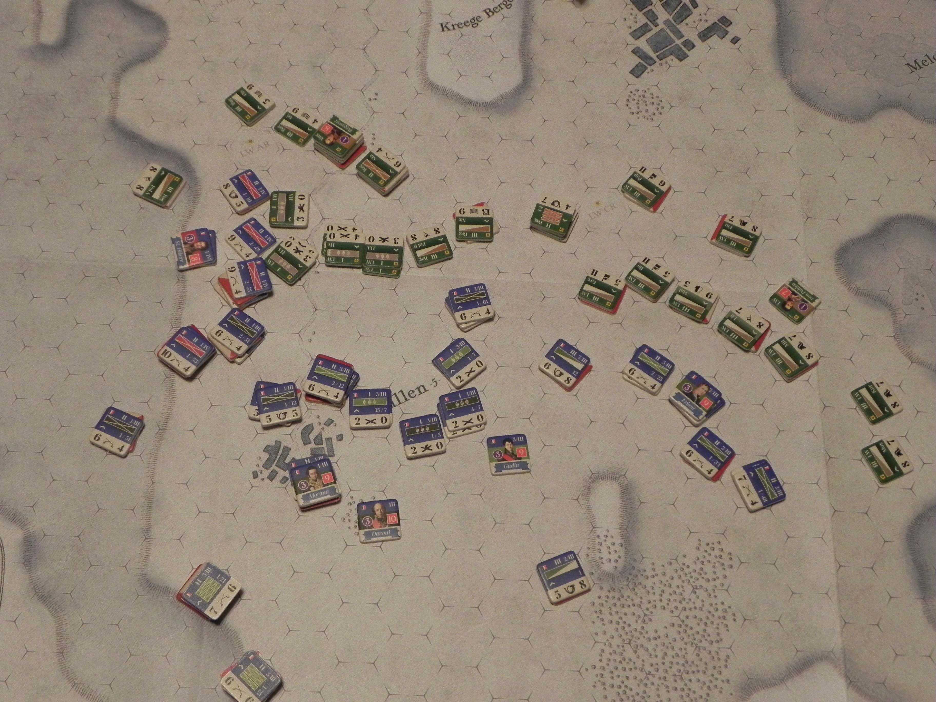 Davout's Attack Scenario with Variant Rules | Battles of Napoleon ...