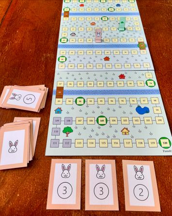 The Tortoise & The Hare PnP Game Board | The Tortoise & The Hare