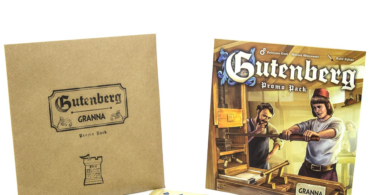 Gutenberg: Promo Pack | Board Game | BoardGameGeek