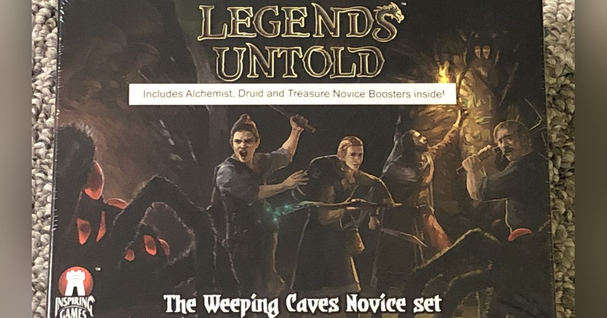 Legends Untold: Weeping Caves Novice Set – Kickstarter Edition | Board ...