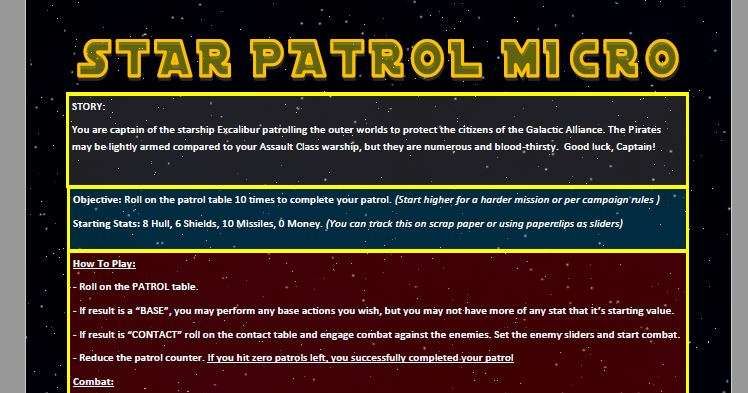 Star Patrol Micro | Board Game | BoardGameGeek