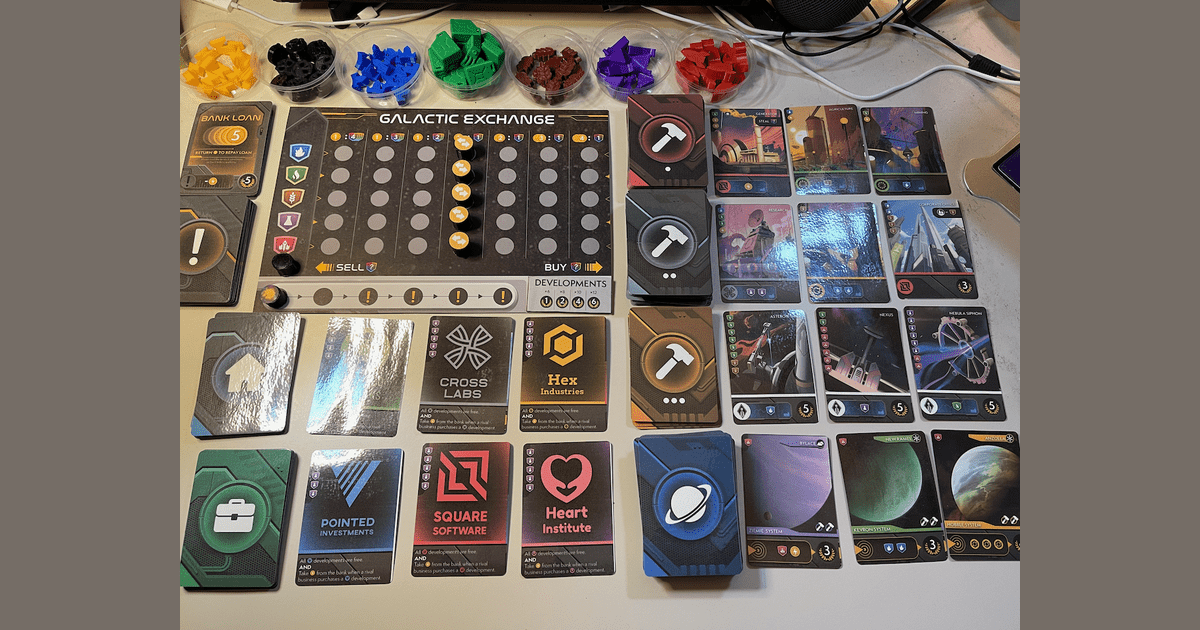 My Print and Play Preview Build of Star Tycoon | Mostly Harmless ...