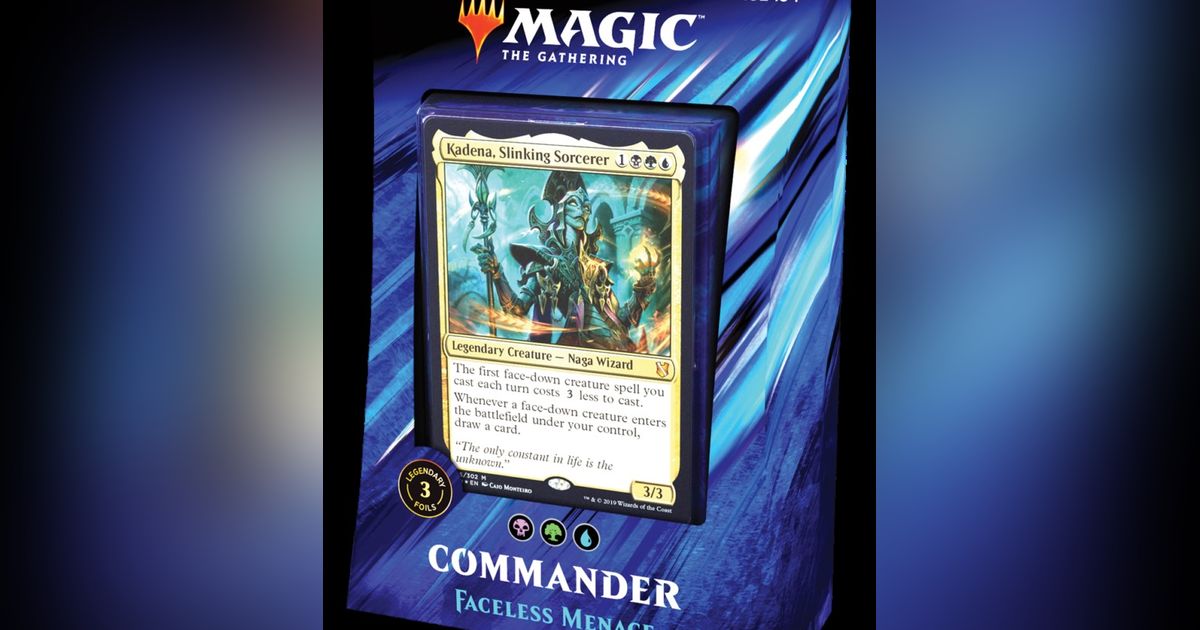 Magic: The Gathering — Commander 2019: Faceless Menace | Board Game ...