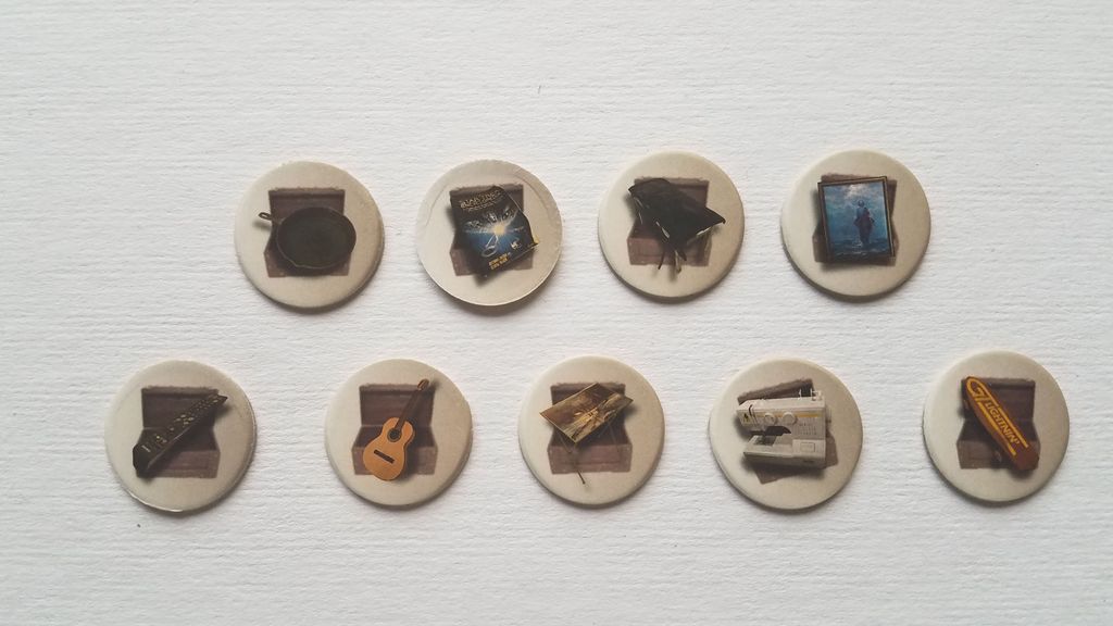 Using Print & Play to make a custom edition of Clue. Cat is a playable ...