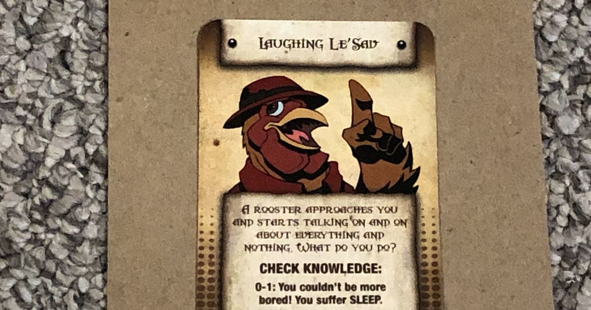 Wander: The Cult of Barnacle Bay – Laughing Le'Sav Promo Card | Board ...