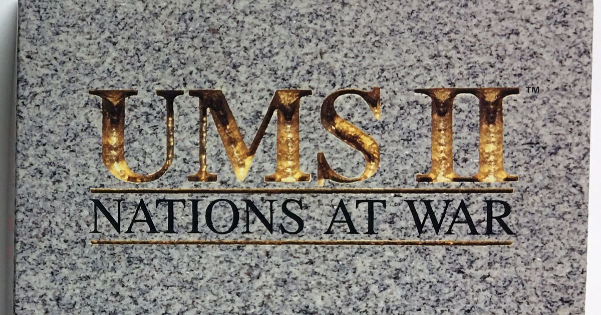 UMS II: Nations at War | Video Game | VideoGameGeek