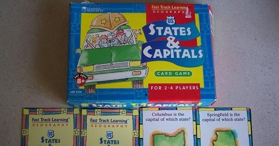 States & Capitals Card Game | Board Game | BoardGameGeek