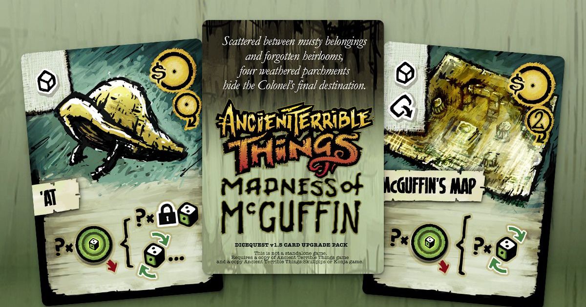Ancient Terrible Things: Madness of McGuffin | Board Game | BoardGameGeek