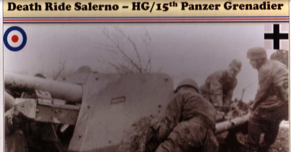 Death Ride Salerno: Herman Goring/15th Panzer Grenadier | Board Game ...