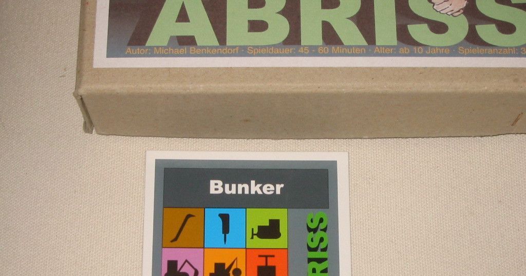 Abriss: Bunker tile | Board Game | BoardGameGeek