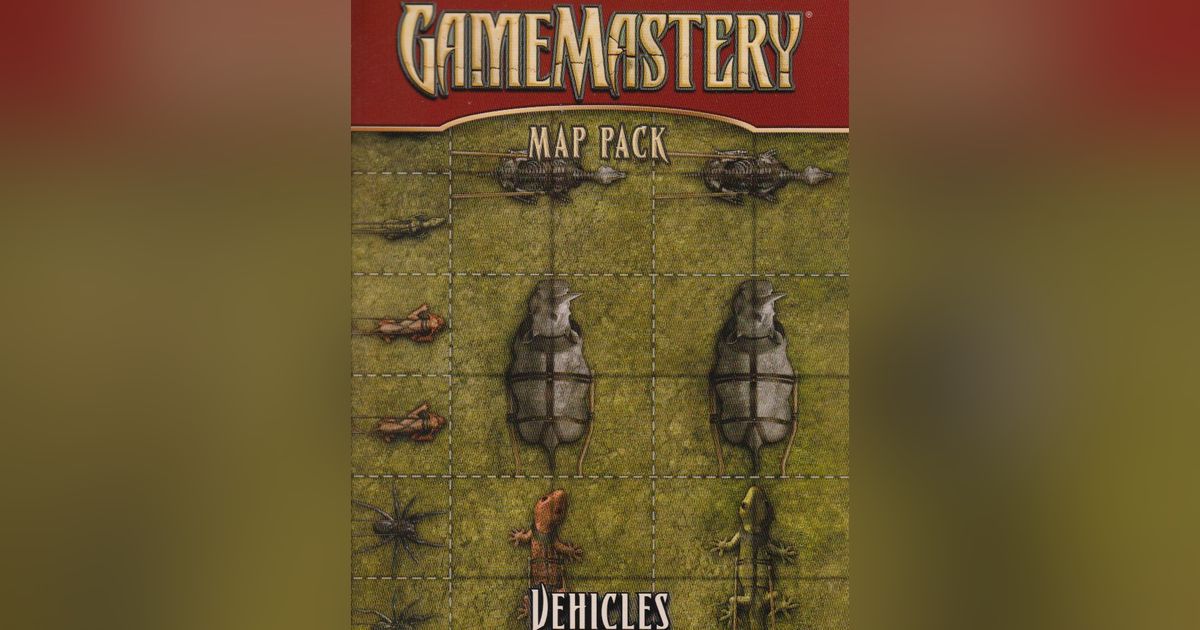 GameMastery Map Pack: Vehicles | RPG Item | RPGGeek