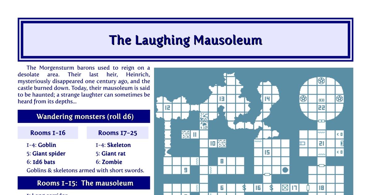 The Laughing Mausoleum | RPG Item | RPGGeek