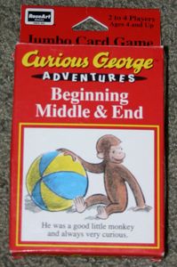 Curious George Beginning Middle & End: card game | Board Game ...