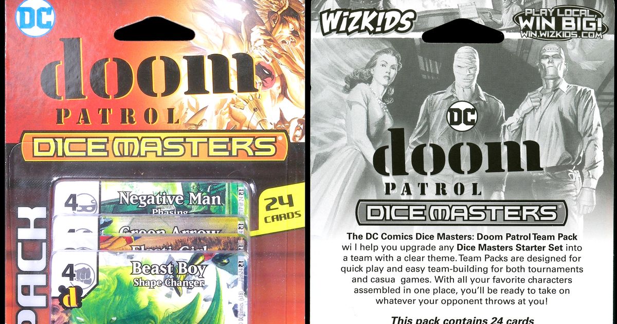 DC Comics Dice Masters: Doom Patrol Team Pack | Board Game | BoardGameGeek