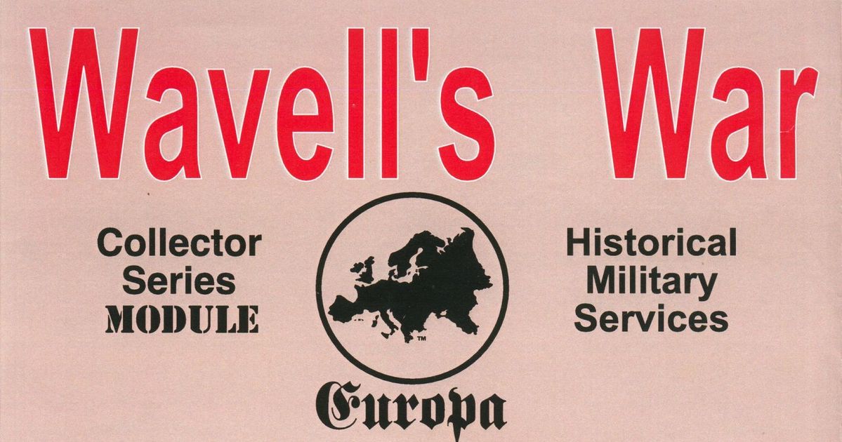 Wavell's War | Board Game | BoardGameGeek