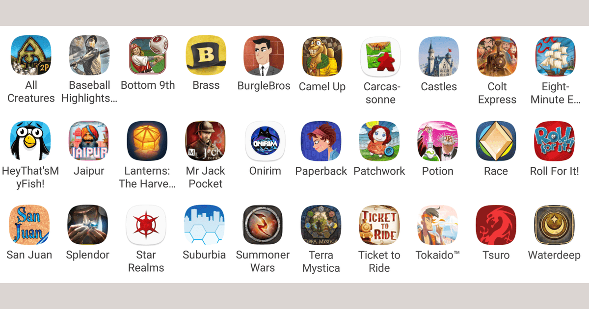 My Favorite Android Board Game Apps, Part 2 | The Cardboard Hoard