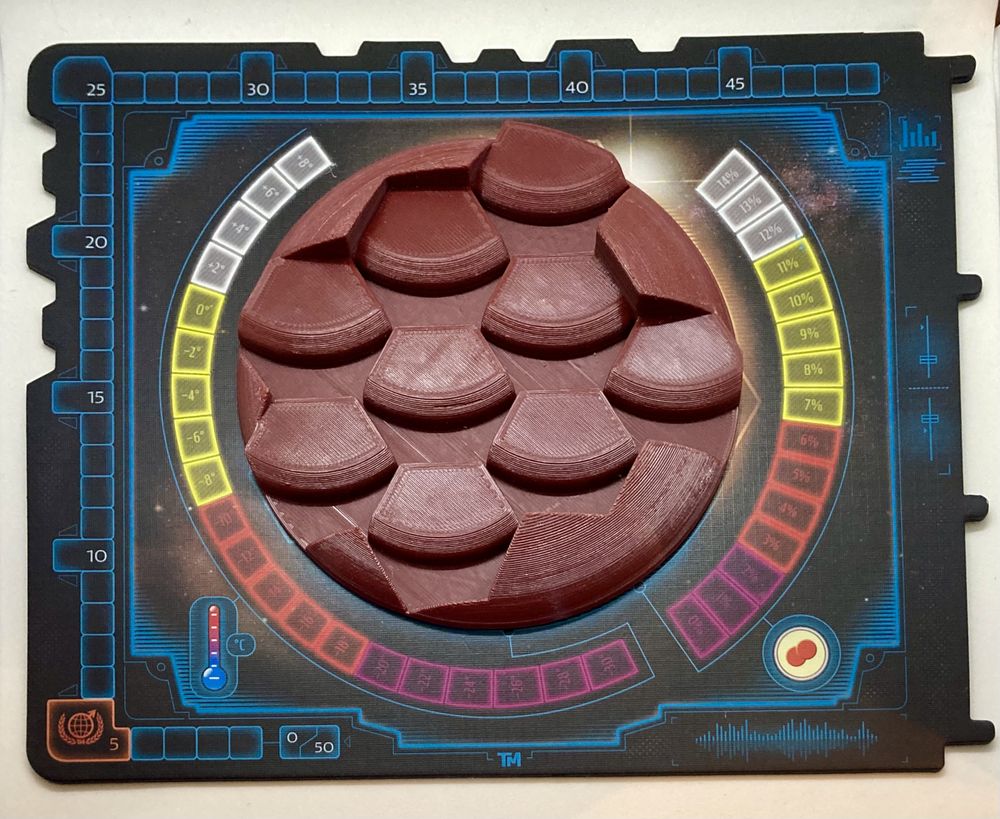 3D Printed Mars Board and Temperature/Oxygen Tracks | Terraforming Mars ...