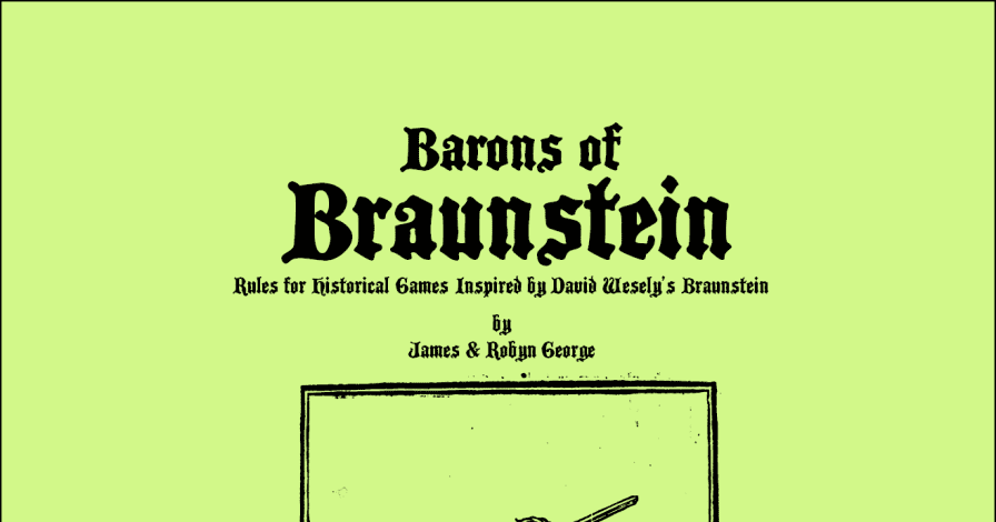 Barons of Braunstein | RPG Item | RPGGeek