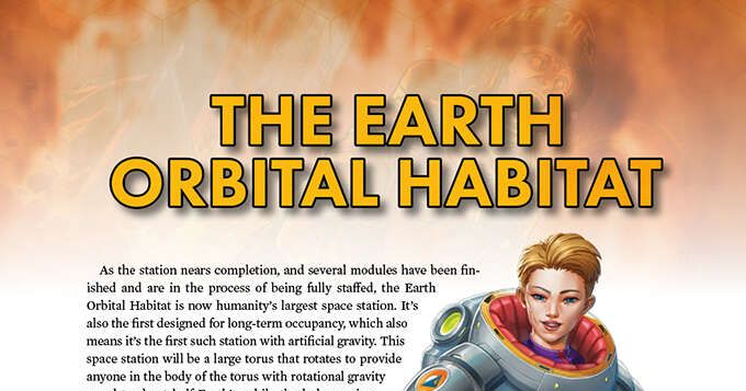 The Earth Orbital Habitat | RPG Item | RPGGeek
