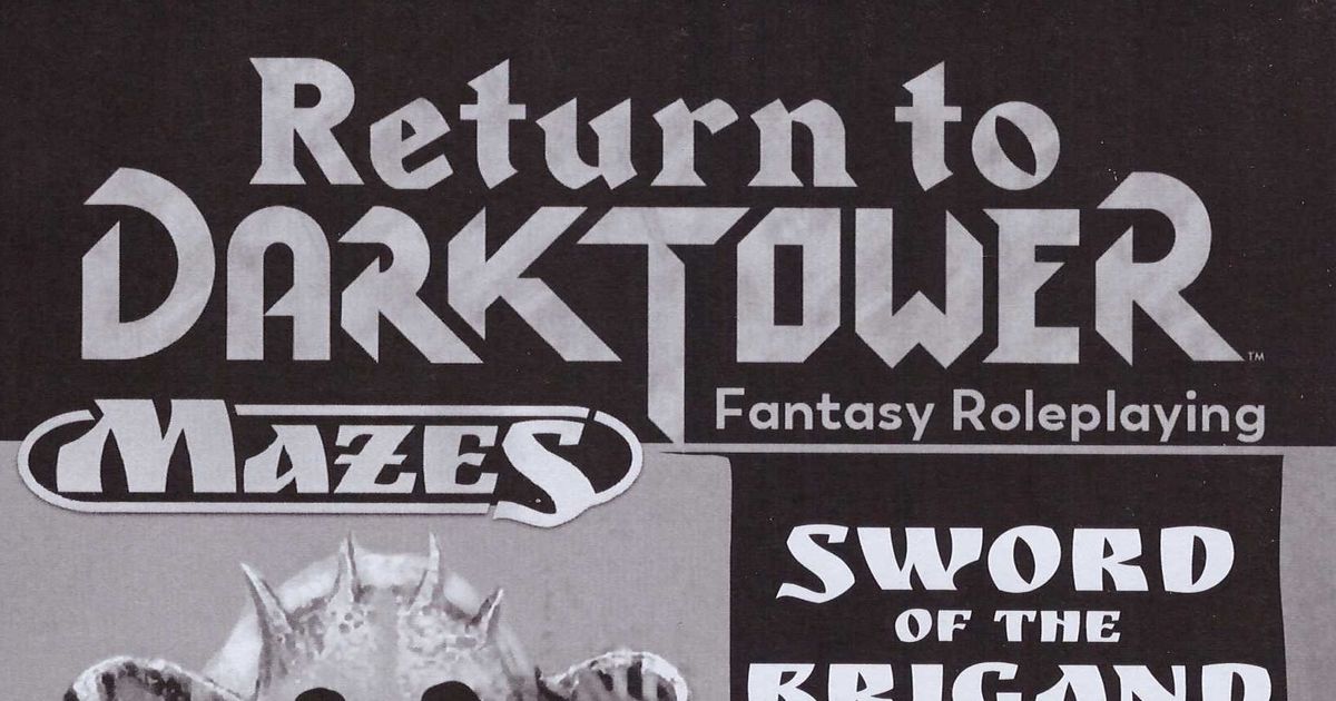 Return to Dark Tower: Sword of the Brigand King | RPG Item | RPGGeek