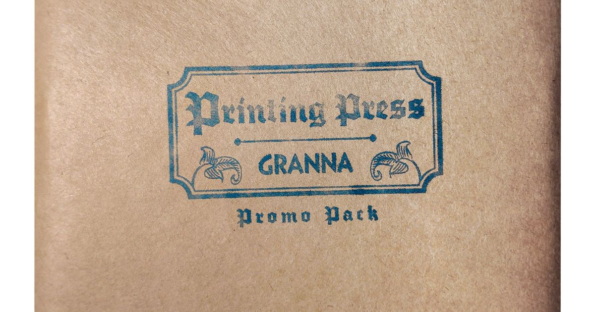 Printing Press: Promo Pack | Board Game | BoardGameGeek