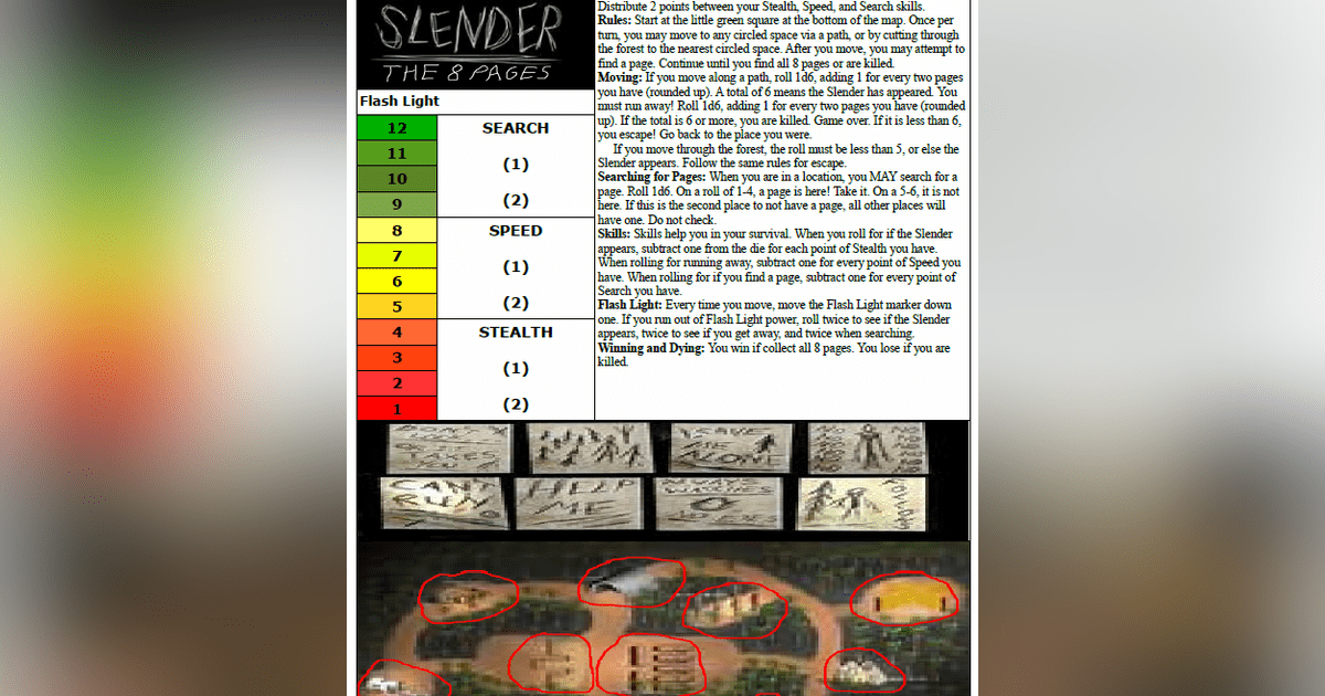 Slender: The 8 Pages | Board Game | BoardGameGeek