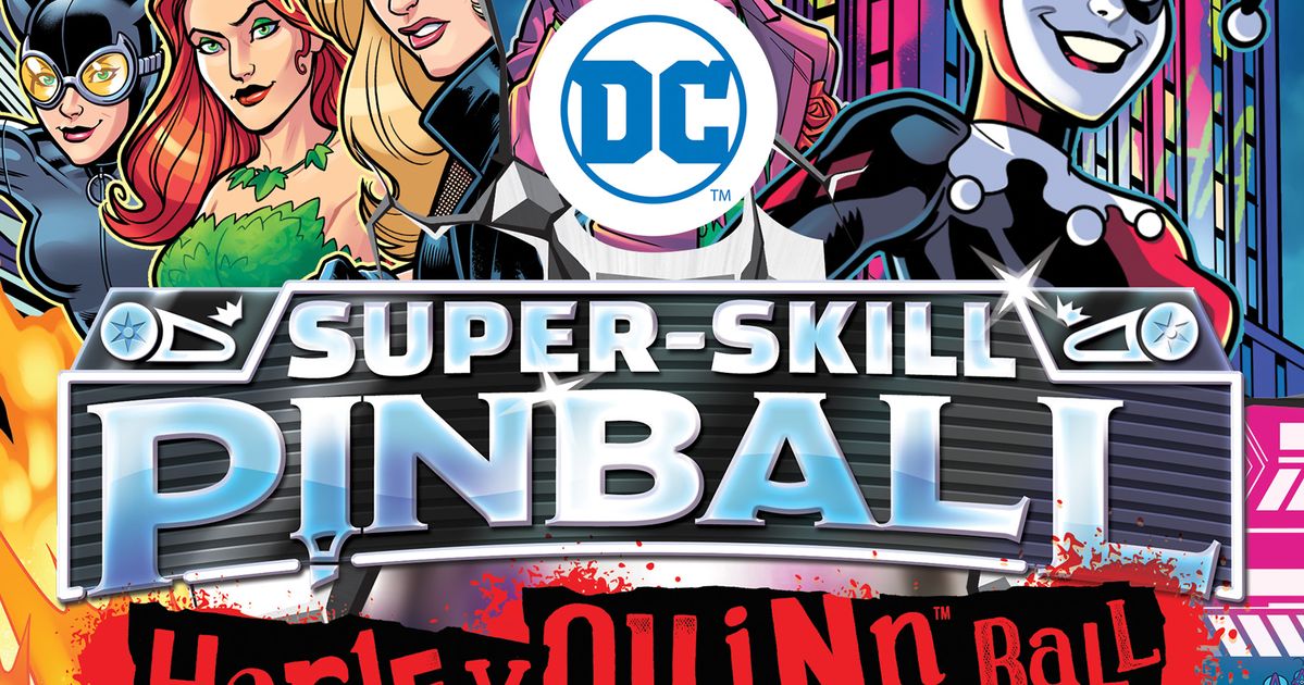 DC Super-Skill Pinball: Harley Quinn Ball | Board Game | BoardGameGeek