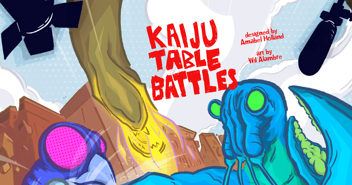 Kaiju Table Battles | Board Game | BoardGameGeek