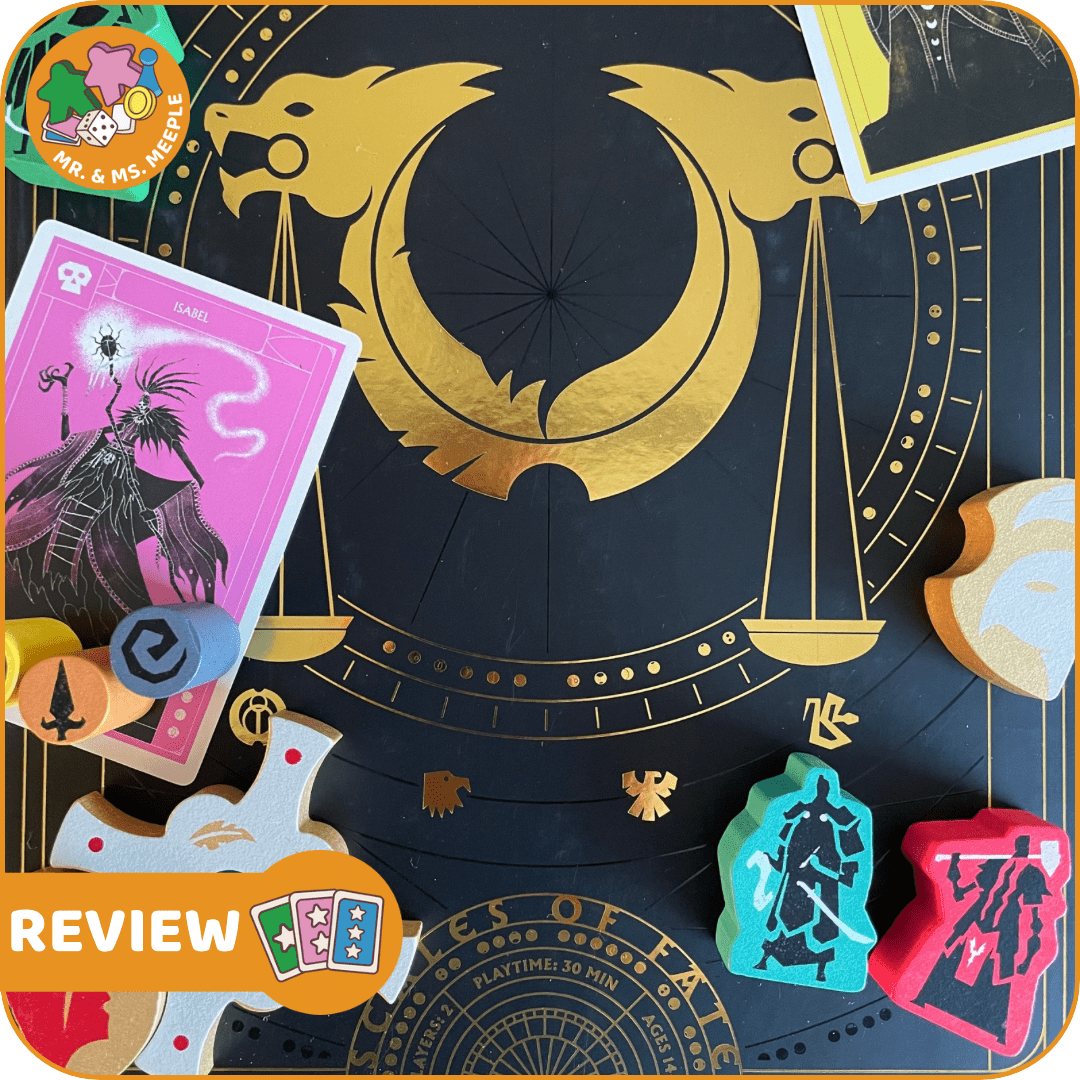 Review - Scales of Fate (Mr. & Ms. Meeple) | Scales of Fate