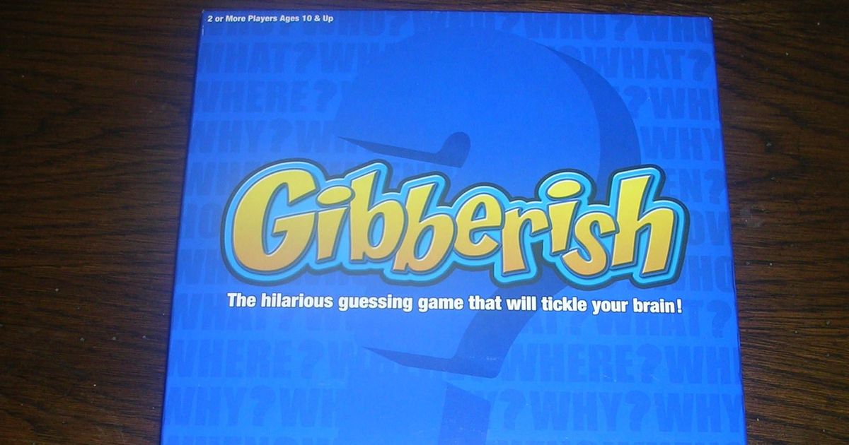 Gibberish | Board Game | BoardGameGeek
