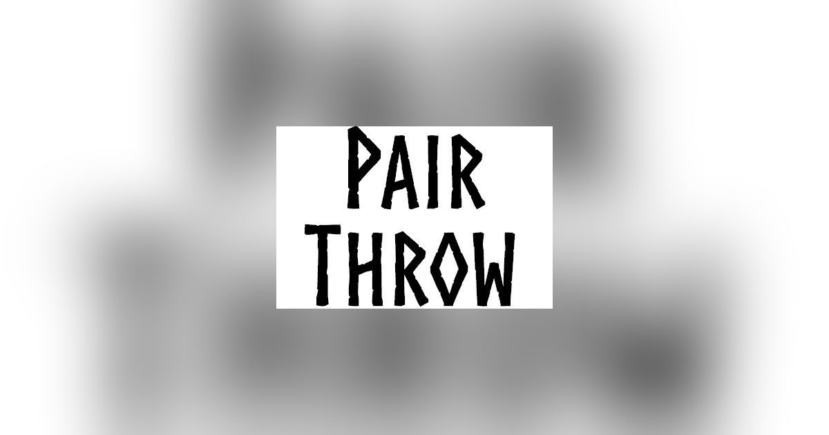 Pair Throw | Board Game | BoardGameGeek