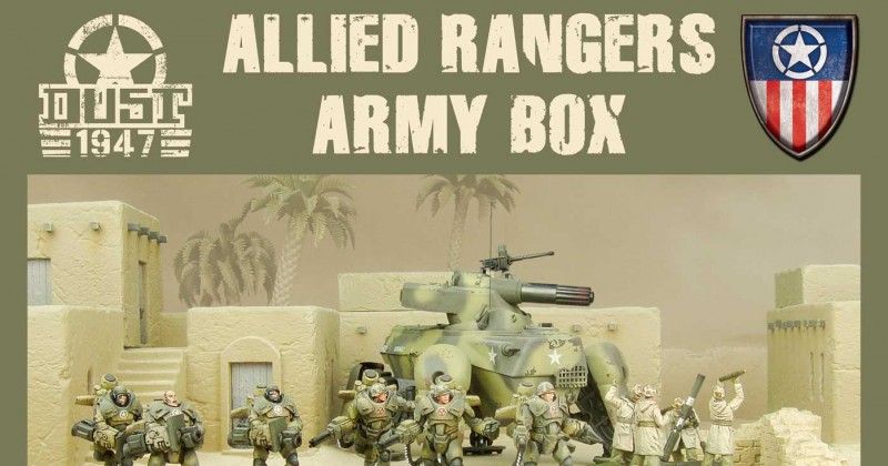 Dust 1947: Allied Rangers Army Box | Board Game | BoardGameGeek