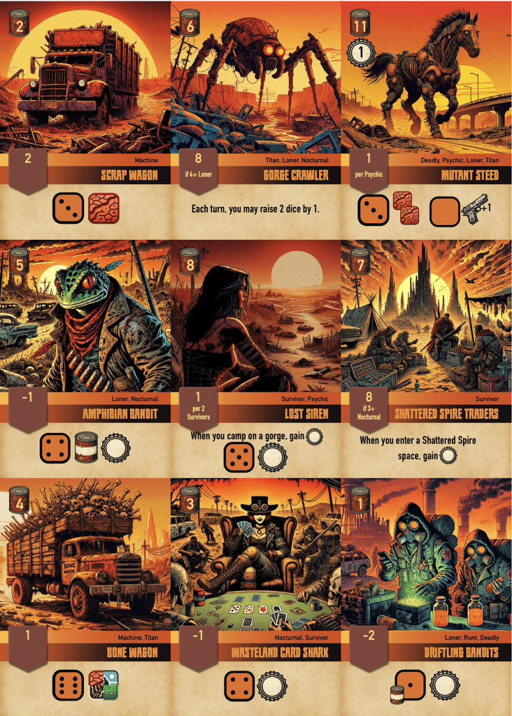 [WIP] Wasteland Convoy: A Post-Apocalyptic Retheme of Creature Caravan ...