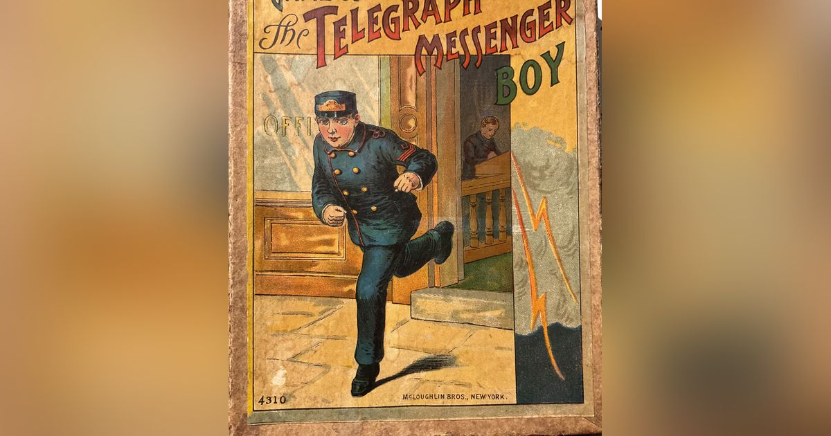 The Game of Telegraph Messenger Boy | Board Game | BoardGameGeek