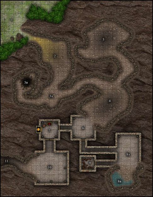 VTT Map Set 004: Bandit Abode | RPG Item | RPGGeek