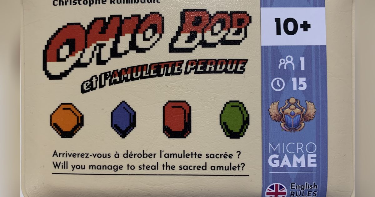 Ohio Bob and the Lost Amulet | Board Game | BoardGameGeek