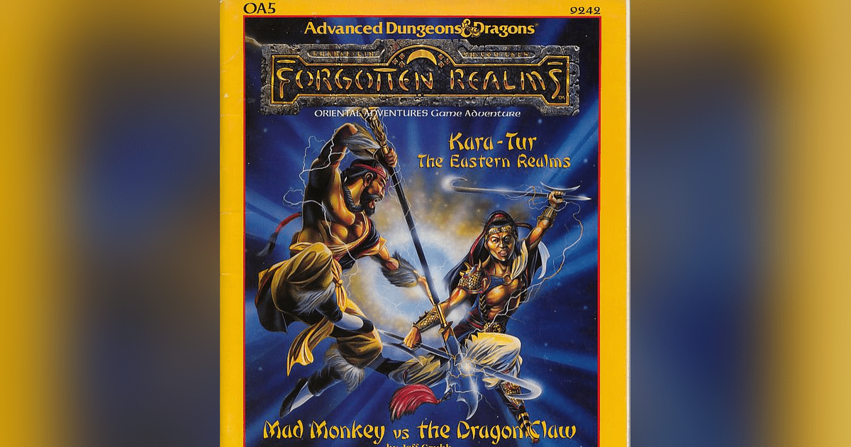 OA5: Mad Monkey vs the Dragon Claw | RPG Item | RPGGeek