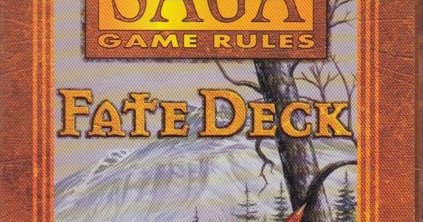 Fate Deck | RPG Item | BoardGameGeek