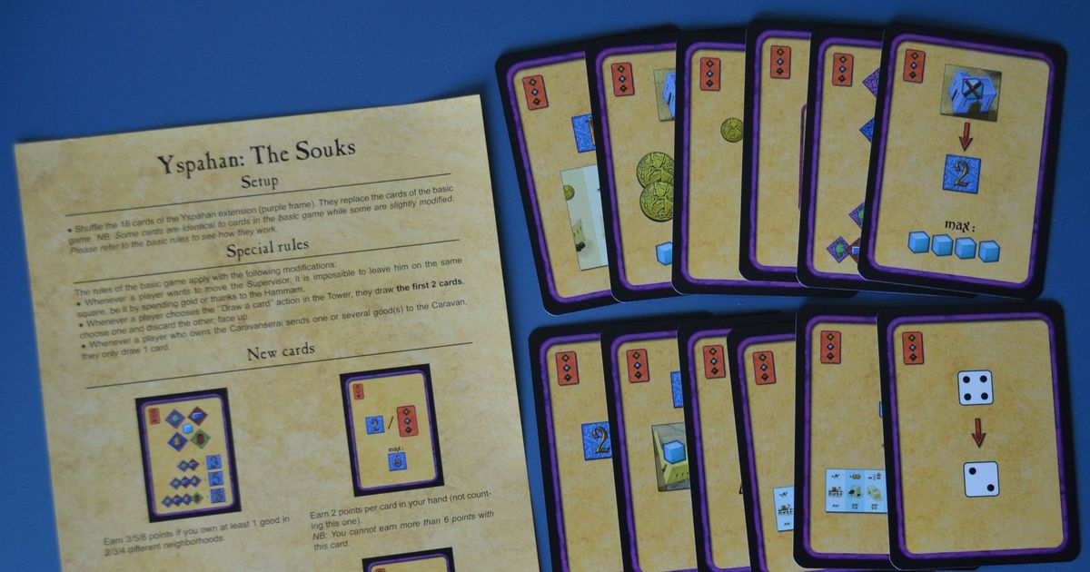 Yspahan: The Souks | Board Game | BoardGameGeek
