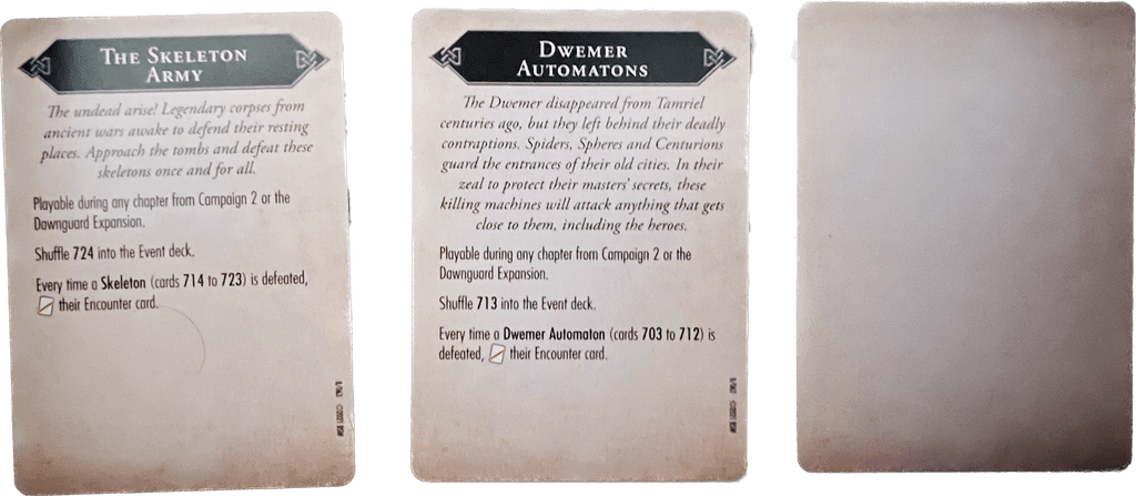 Mini Campaign Reference Cards | The Elder Scrolls V: Skyrim – The ...