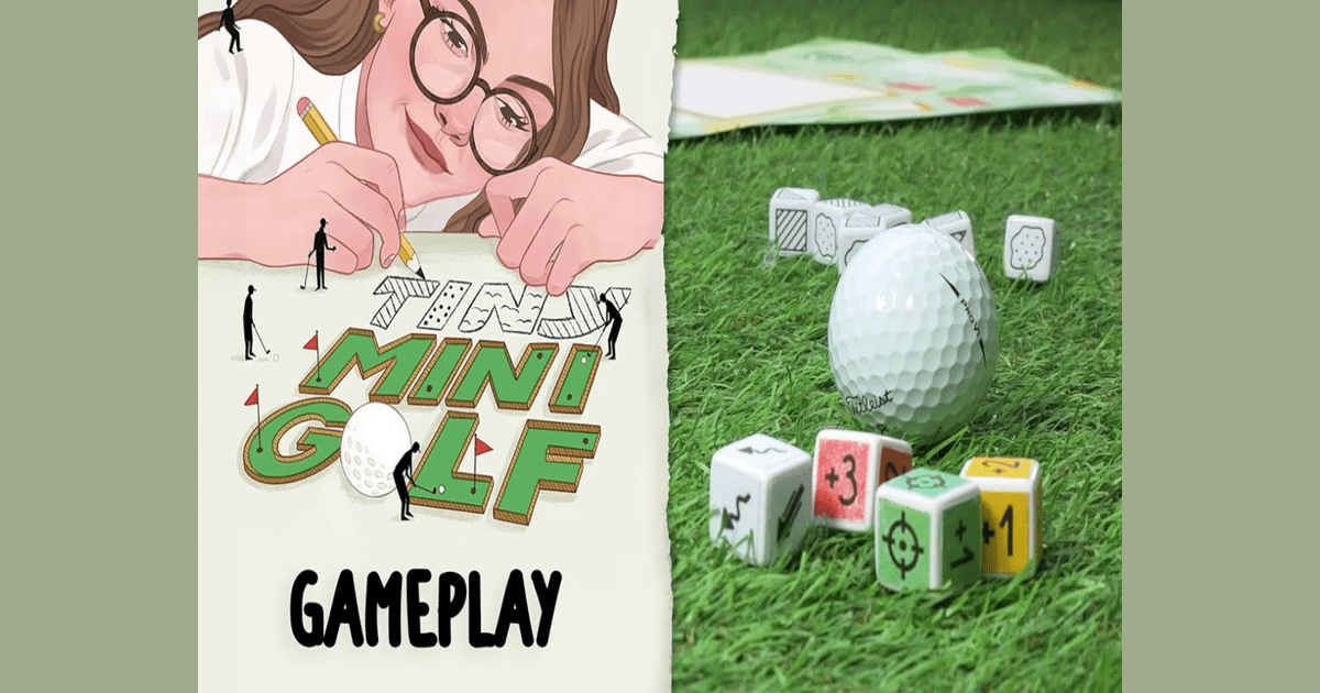 Print and Play: Tiny Mini Golf | Juegos Roll & Write