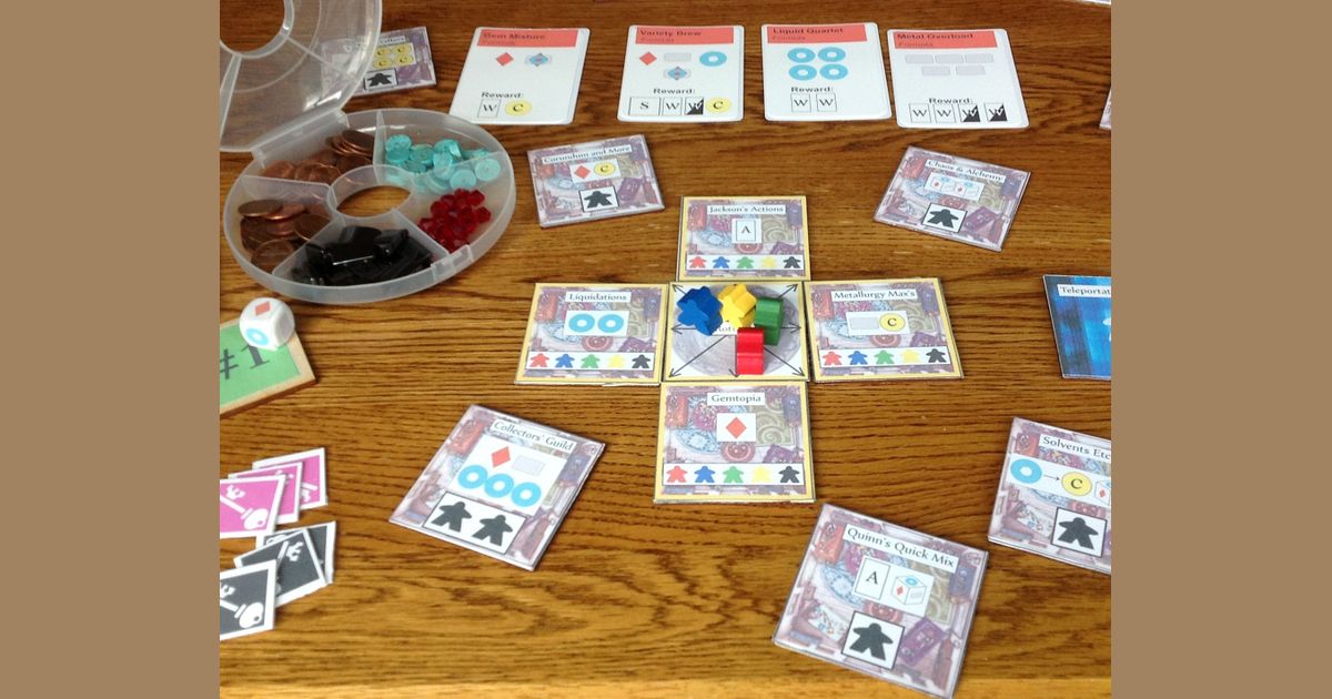 Alchemy Bazaar | Board Game | BoardGameGeek