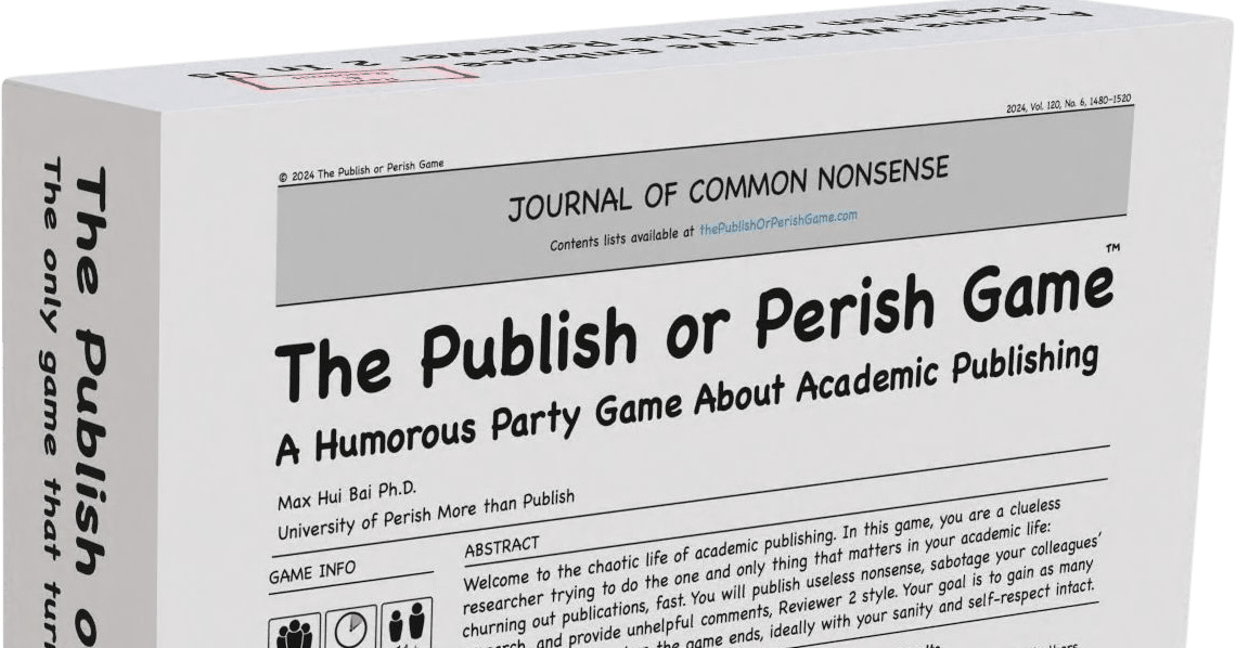 The Publish or Perish Game | Board Game | BoardGameGeek