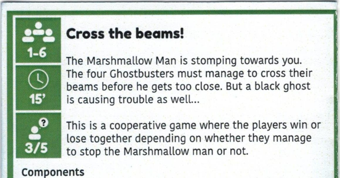 Green Box of Games: Cross the Beams | Board Game | BoardGameGeek