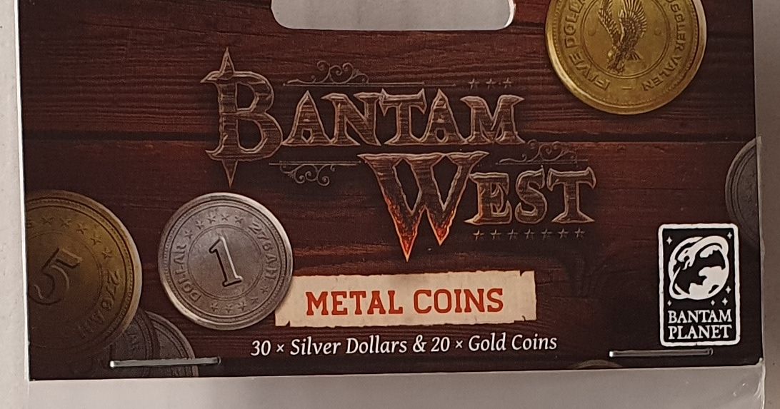 Bantam West: Metal Coins | Board Game Accessory | BoardGameGeek