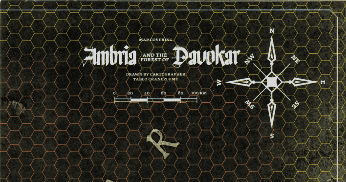 Symbar & Davokar Hexagon Map | RPG Item | RPGGeek