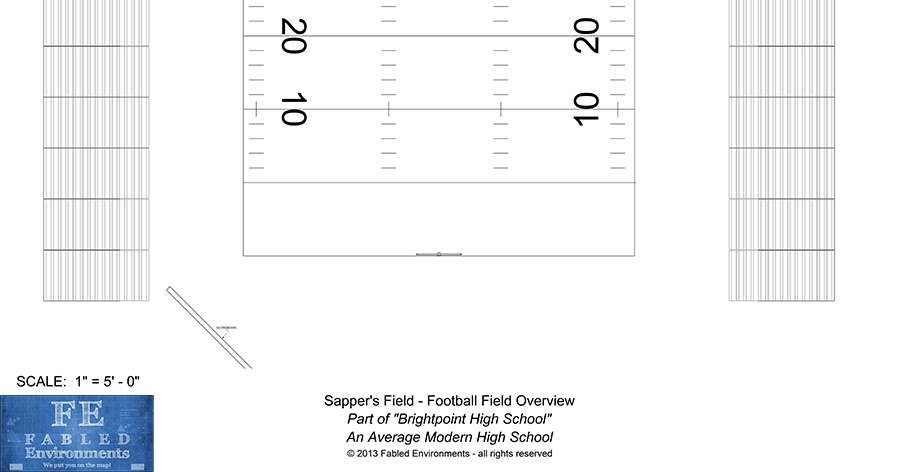 Modern Floorplans: An Average Modern High School | RPG Item | RPGGeek