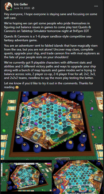 Entry 6 - Virtual Play Testing | Short Hop Games Self-Publishing ...